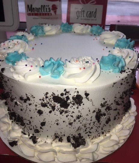 8"Round Ice Cream Cake (12-15 people) | Morelli's Gourmet Ice Cream